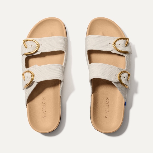 Rothy's | Shoes | Rothys The Buckle Slide Sea Salt Size 15 | Poshmark